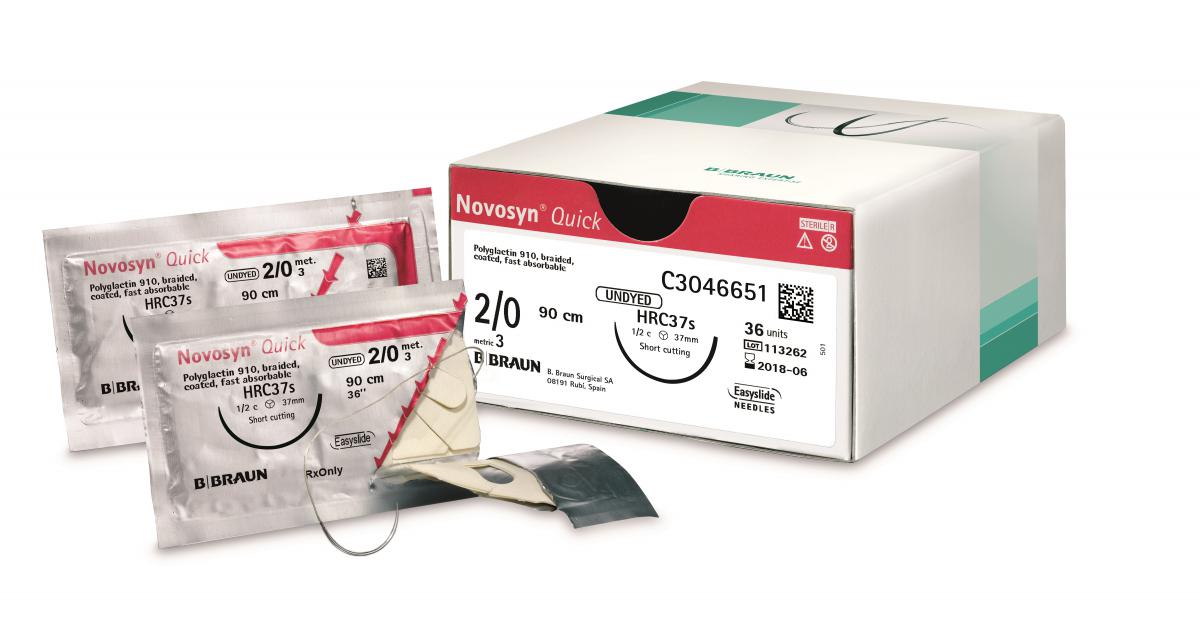 Novosyn Quick: Rychlý a účinný komfort v podobě sutury bez odstraňování ...